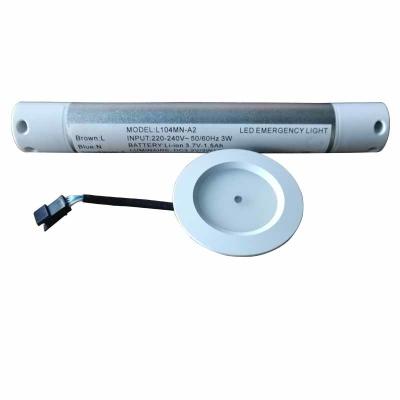 China Battery Operation Ceiling Recessed Battery LED Emergency Spot Light IP20 Bright for sale