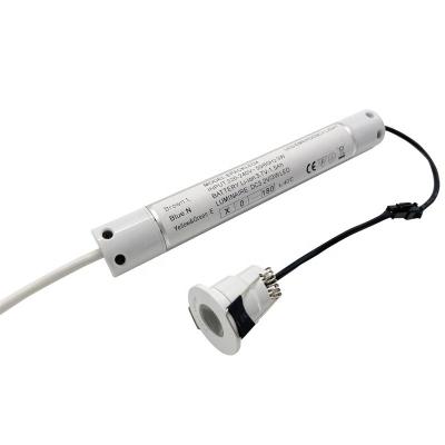 China Self Test LED Emergency Lighting Fire Resistant Ceiling Recessed Spot Light 220V 3W for sale