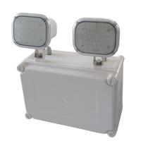 China Industrial Waterproof Twin Spot LED Emergency Light 3 Hours Autonomy IP65 220-240V for sale