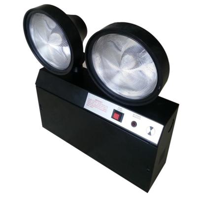 China Wall Mounted Fire-Retardant Steel Casing Twin Spot Emergency Light 2x1W 3.6V for sale