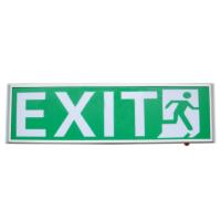 China Permanent Hanging LED Emergency Exit Sign 120mA 3 Hours Duration 3 Year Warranty for sale