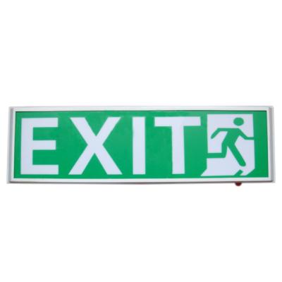 China Permanent Hanging LED Emergency Exit Sign 120mA 3 Hours Duration 3 Year Warranty for sale