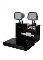 China High Brightness LED Rechargeable Twin Spot Emergency Light 220V 3 Hours IP65 for sale