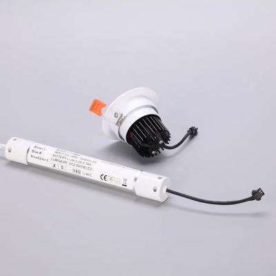 China Ceiling Emergency Light L128N 3W Ni-CD 3.6V 0.6Ah AC Power Indicator Green -10°C to 55°C for sale