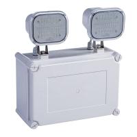 China IP65 Waterproof 2x6W LED Twin Spot Emergency Light Ni-Cd 6V 4.5Ah 50000H for sale