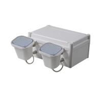 China IP65 Waterproof 2x6W LED Twin Spot Emergency Light Ni-Cd 6V 4.5Ah 50000H for sale