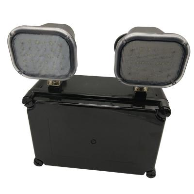 China IP65 Rechargeable Twin Spot LED Emergency Light 110V-240V 3 Hour Duration for sale