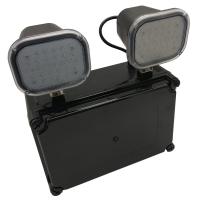 China IP65 Rechargeable Twin Spot LED Emergency Light 110V-240V 3 Hour Duration for sale