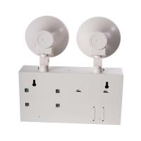 China Wall Mounted Twin Spot Emergency Light 6W 400lm 6000K Daylight 3 Hour Duration for sale