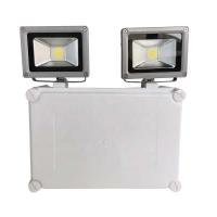 China Waterproof 2x10W LED Emergency Lamp Twin Spot Light IP65 1000lm 3h for sale