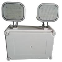 China 12W IP65 Waterproof LED Twin Spot Emergency Light 220V Battery Operated 3 Hours for sale