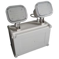 China 12W IP65 Waterproof LED Twin Spot Emergency Light 220V Battery Operated 3 Hours for sale