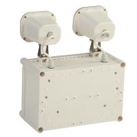 China IP65 Waterproof 12W Twin Spot LED Emergency Light 6500K 3 Hours Duration for sale