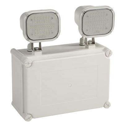 China IP65 Waterproof Rechargeable Twin Spot Emergency Light 220V 3 Hours 600 Lumens for sale