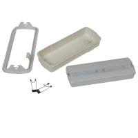 China 3W Wall Mounted Ceiling Recessed LED Rechargeable Emergency Light 180 Min Backup 220V for sale