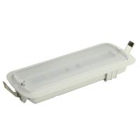 China Ceiling Recessed LED Emergency Exit Sign Light 3.6V Ni-Cd Battery 6500K Cold White 3-Year Warranty for sale