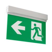 China Double Sided Rechargeable LED Emergency Exit Sign 3 Hours Backup Li-ion Battery 220V-240V for sale