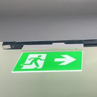 China Double Sided Rechargeable LED Emergency Exit Sign 3 Hours Backup Li-ion Battery 220V-240V for sale