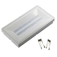 China Ceiling Recessed Emergency Exit Sign Light IP65 5730 SMD LED 3.6V Ni-Cd Battery for sale