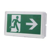 China Ceiling Recessed Emergency Exit Sign Light IP65 5730 SMD LED 3.6V Ni-Cd Battery for sale