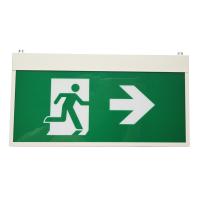 China Ceiling Mounted LED Exit Light 3.6V Ni-Cd Battery 3 Hours Emergency Exit Sign 220-240V for sale