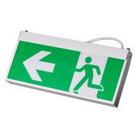 China Ceiling Mounted LED Exit Light 3.6V Ni-Cd Battery 3 Hours Emergency Exit Sign 220-240V for sale