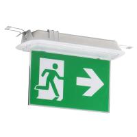 China Double Sided Emergency Exit Sign with Ni-Cd Battery 3.6V 1.8Ah and 6pcs SMD 5730 LED 3-Year Warranty for sale