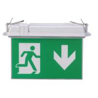 China Double Sided Emergency Exit Sign with Ni-Cd Battery 3.6V 1.8Ah and 6pcs SMD 5730 LED 3-Year Warranty for sale
