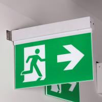 China Industrial LED Emergency Light with 3.6V Battery Backup, 350mm Aluminum Construction, 3+ Hours Duration for sale