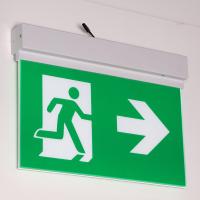 China Industrial LED Emergency Light with 3.6V Battery Backup, 350mm Aluminum Construction, 3+ Hours Duration for sale