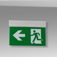 China Emergency Exit Light Sign Li-ion Battery Backup 3 Hours ABS Casing 3.6W CE ROHS for sale