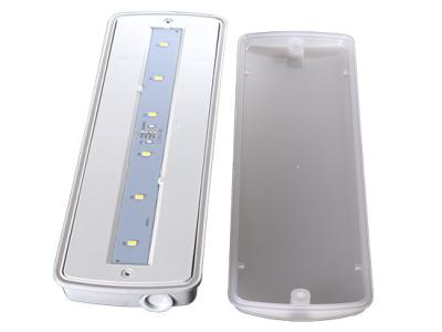 China IP65 Waterproof Emergency LED Light 200LM 3-Hour Duration with 6 SMD 5730 LEDs for Building Safety for sale
