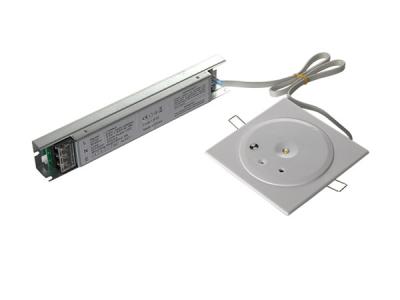 China IP20 Ceiling Recessed Emergency LED Down Light 3W 3 Hours Non-Maintained 220-240V for sale