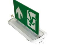 China 3-Hour LED Ceiling Recessed Emergency Exit Sign 270x100mm with Scissors Trepanning Mould - 110V/220V for sale