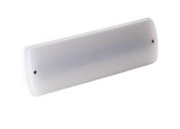 China Plastic Milky Frosty LED Emergency Panel Light IP65 Waterproof 200LM 3+ Hours Backup for sale