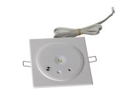 China Ceiling Recessed LED Emergency Light 3W Ni-Cd Battery 3.6V 1.0Ah 3 Hours Operation for sale