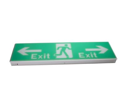 China Wall Mounted SMD LED Emergency Exit Sign with Running Man Symbol - 550mm x 190mm, 3+ Hour Duration for sale