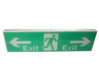 China Wall Mounted SMD LED Emergency Exit Sign with Running Man Symbol - 550mm x 190mm, 3+ Hour Duration for sale