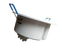 China Recessed LED Emergency Ceiling Light 3.6V NiCd Battery 350mm 3 Hours for sale