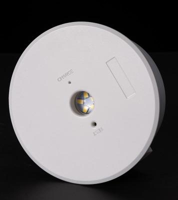 China Mini Round Recessed Ceiling Mounted Led Emergency Lights Battery Rechargeable Lamping for sale