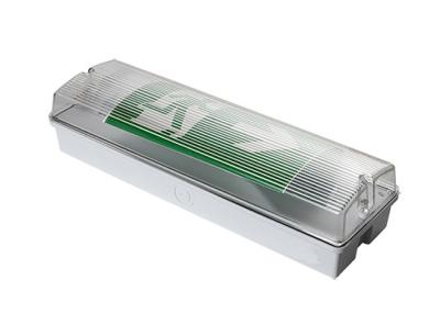 China Wall Surface Mounted LED Rechargeable Emergency Light 345mm × 107mm × 76mm IP65 Rated with 3+ Hours Backup for sale
