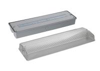 China Wall Surface Mounted LED Rechargeable Emergency Light 345mm × 107mm × 76mm IP65 Rated with 3+ Hours Backup for sale