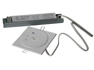 China 3W LED Emergency Light 350mm Recessed Ceiling Lamp with 3+ Hours Backup and IP20 Rating for sale