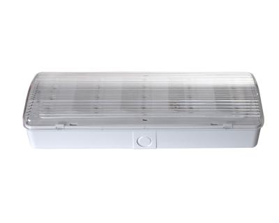 China Rechargeable IP65 3W LED Emergency Light Wall Recessed Mounted 3.6V for sale