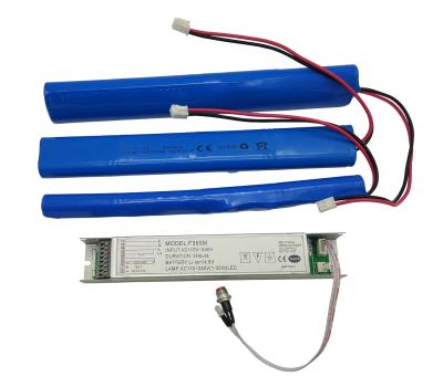 China Li-ion Battery Emergency Conversion Kit for LED Lamps 220x30x30mm with 3+ Hour Backup Time for sale