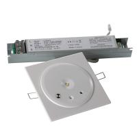 China Steel Casing 3W LED Emergency Downlight with 3+ Hour Duration and IP20 Rating for Ceiling Recessed Mounting for sale