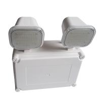 China 2x6W LED Twin Spot Emergency Rechargeable Lighting IP65 Waterproof 3+ Hours Duration 280x133x320mm for sale