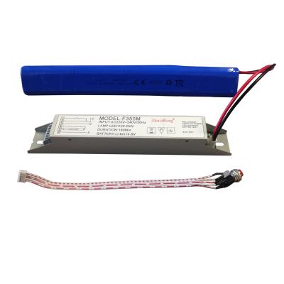 China 30W LED Tube Emergency Power Supply 220mm×30mm×30mm with Li-ion Battery 14.8V 4.5Ah for sale