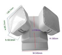China Wall Mounted Emergency Light with 3.6V Battery, 3+ Hours Duration, 228×145×165mm LED Emergency Lamp for sale