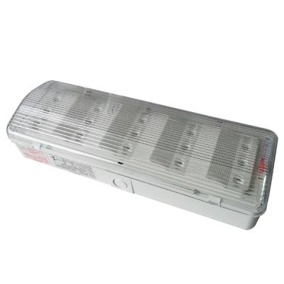 China Commercial Building Exit Rechargeable LED Emergency Light 3.6V 0.6Ah Battery 345mm×118mm×80mm for sale